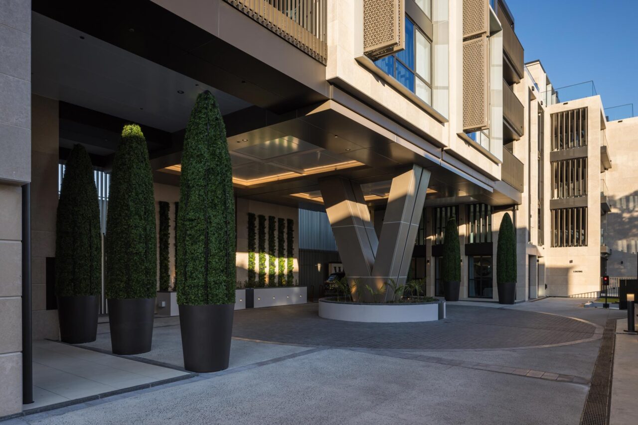 Luxury Victoria Lane residences enhanced by Symonites Full Facade ...